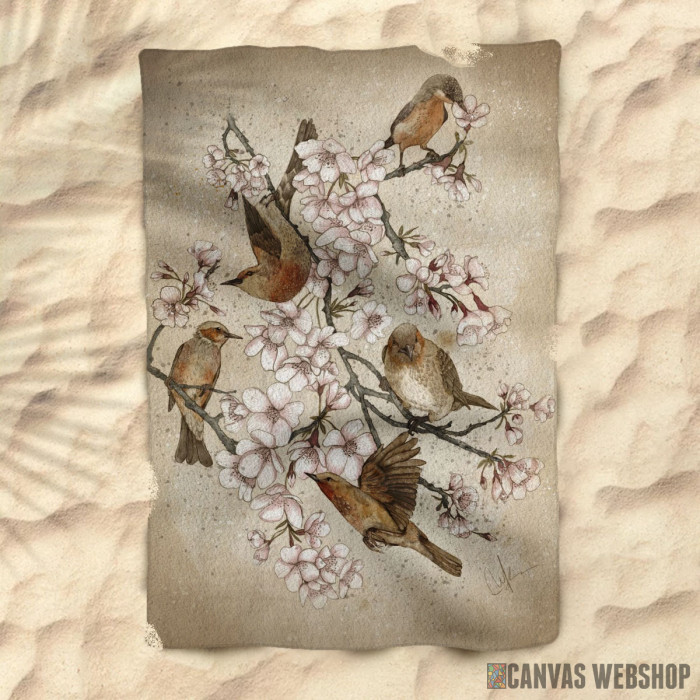 Too Many Birds - Peškir za plažu