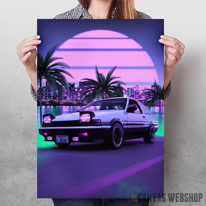 AE86 - klasičan poster