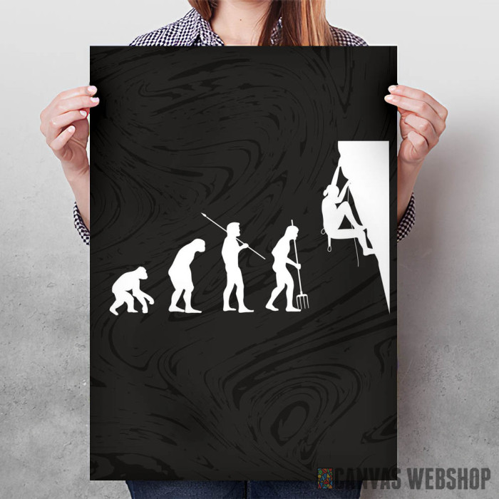 Climbing Evolution - klasičan poster