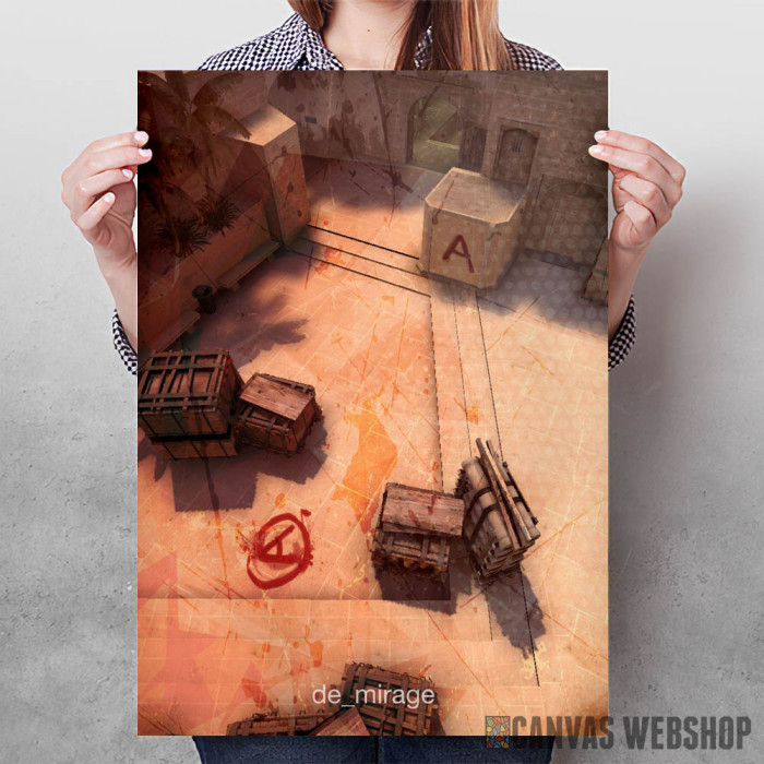 Counter Strike mirage A - klasičan poster