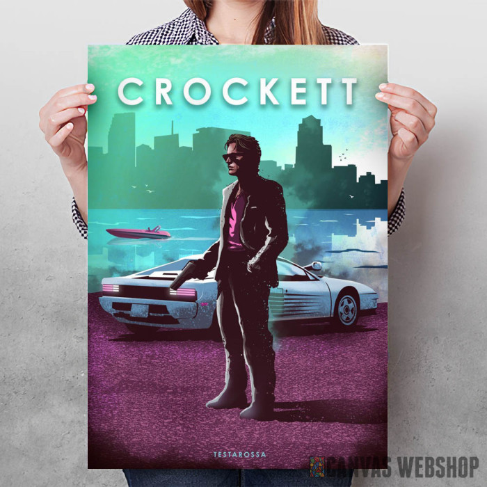 Crockett Testarossa - klasičan poster