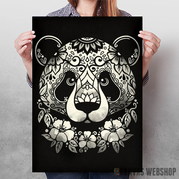 Mandala panda - klasičan poster