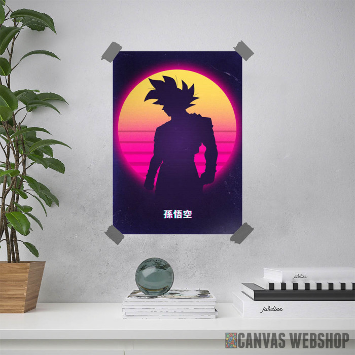Goku in retro - klasičan poster