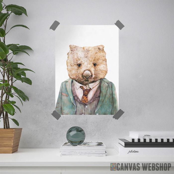 Wombat - klasičan poster