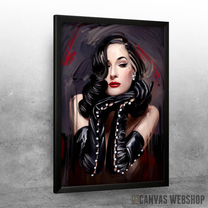 Dita Von Teese - uramljen poster