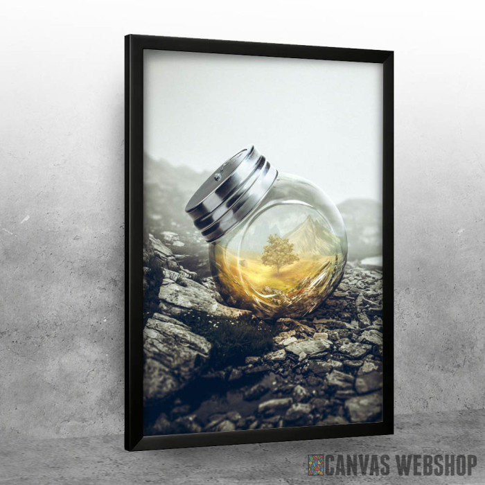 Jar of Time - uramljen poster