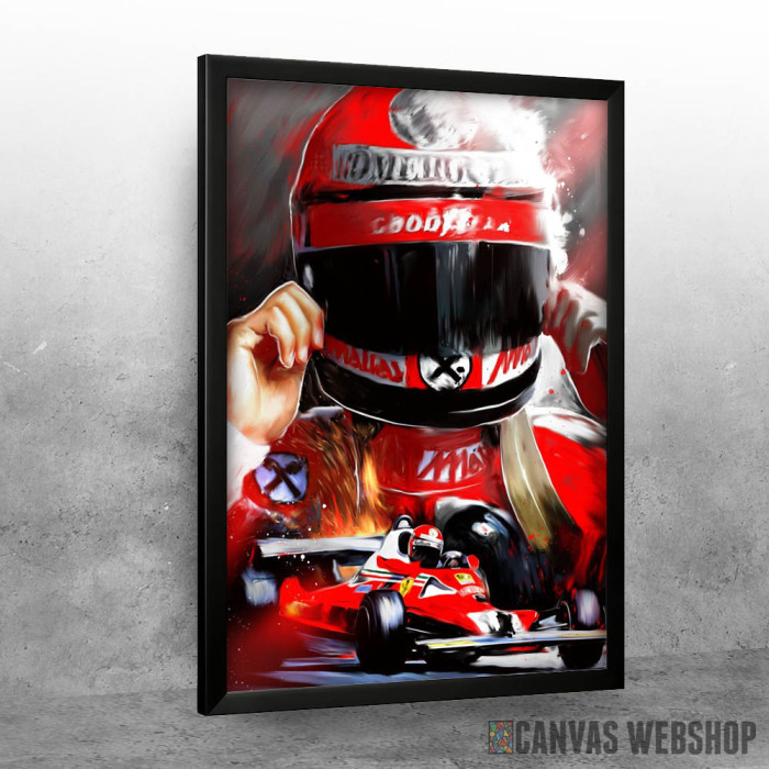 Niki Lauda F1 - uramljen poster