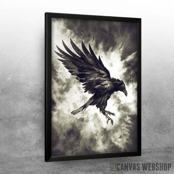 Raven - uramljen poster