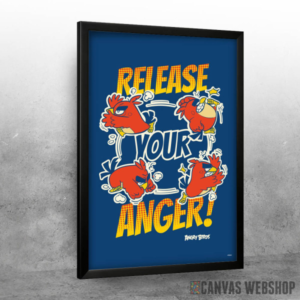 Release your Anger - uramljen poster