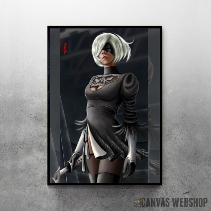 2B - uramljen poster