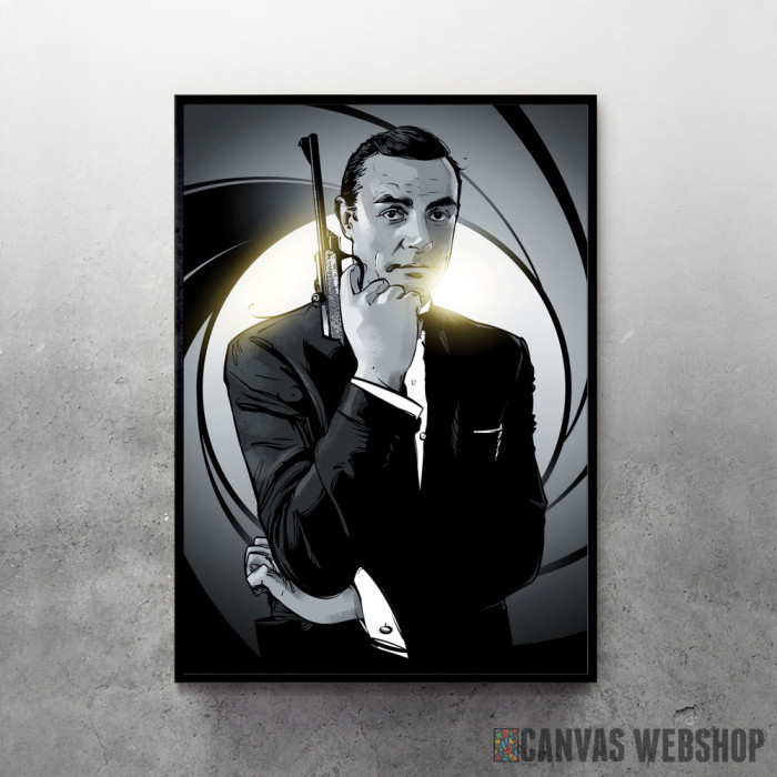 Agent 007 - uramljen poster