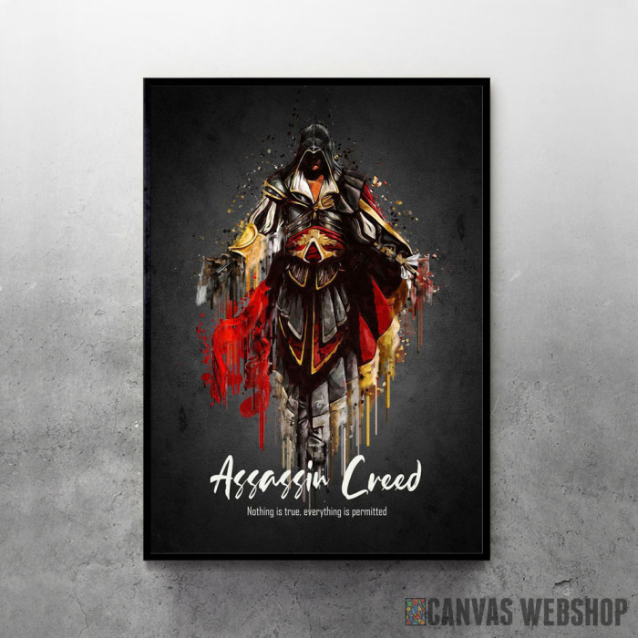 Assassin Creed nothing is true - uramljen poster
