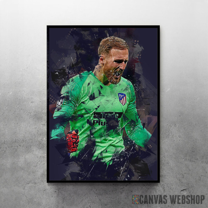 Jan Oblak - uramljen poster