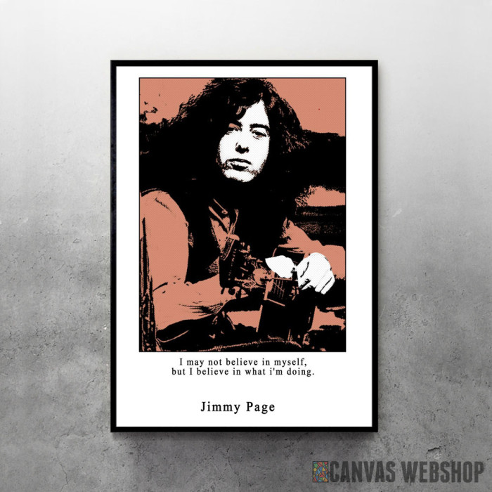 Jimmy Page - uramljen poster