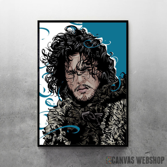 John Snow - uramljen poster