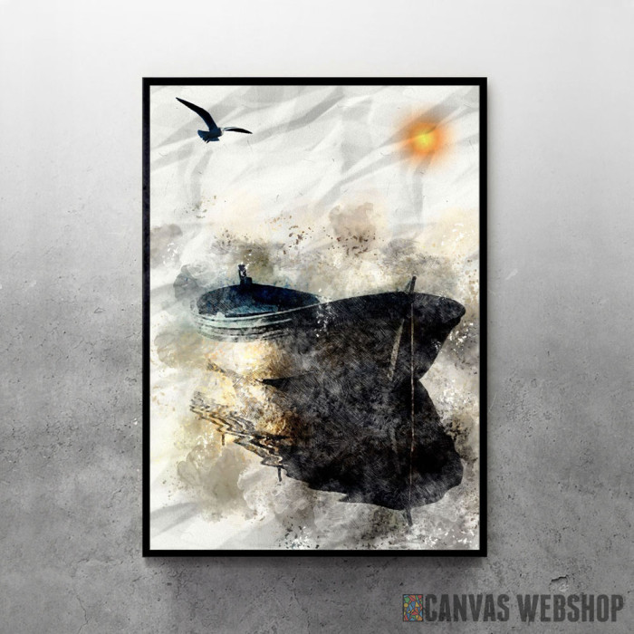 Lone Drifter - uramljen poster