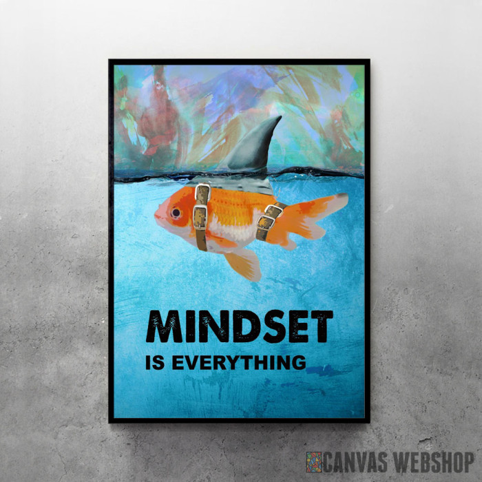 Mindset Is Everything 4 - uramljen poster