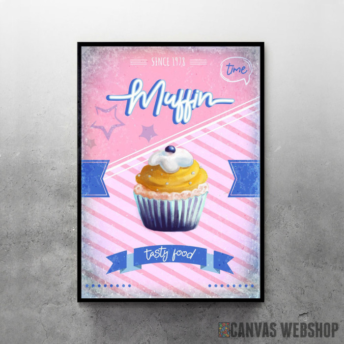 Muffin - uramljen poster
