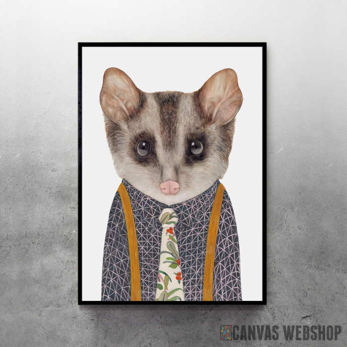 Possum - uramljen poster