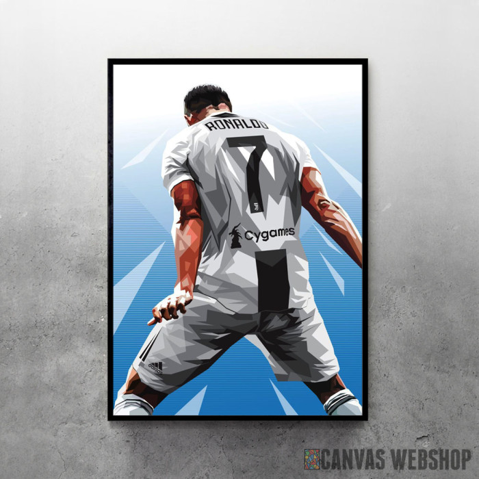 Ronaldo number 7 - uramljen poster