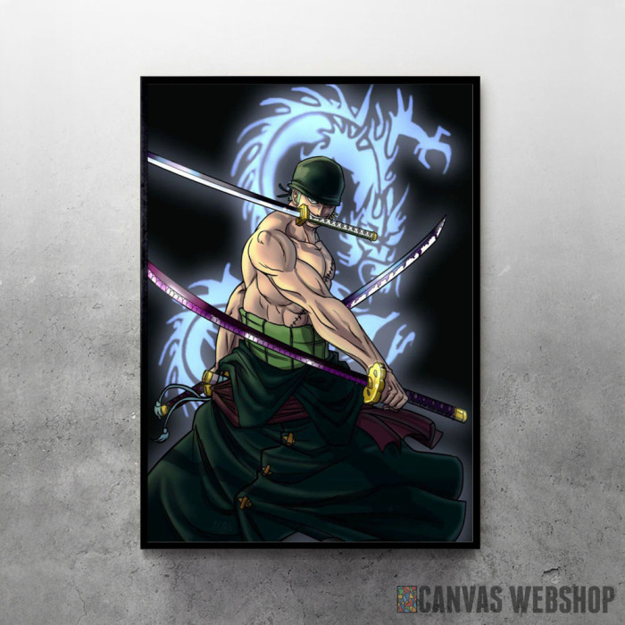 Roronoa Zoro - uramljen poster
