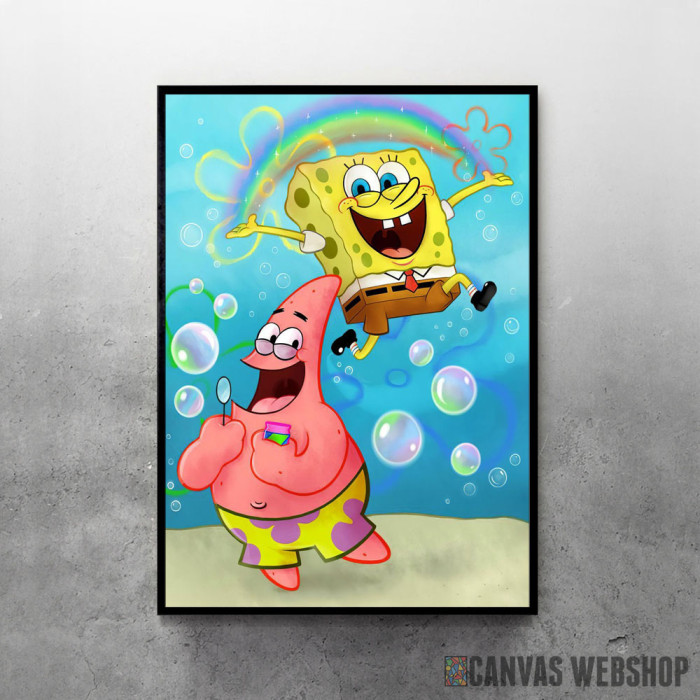 Spongebob Squarepants - uramljen poster