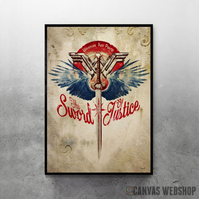 The Sword of Justice - uramljen poster