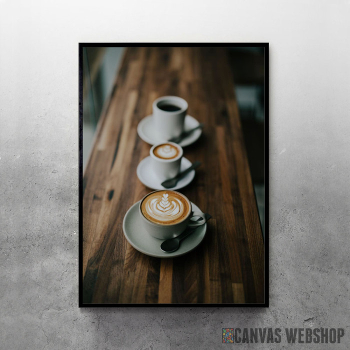 Više Vrsta Kafe - uramljen poster