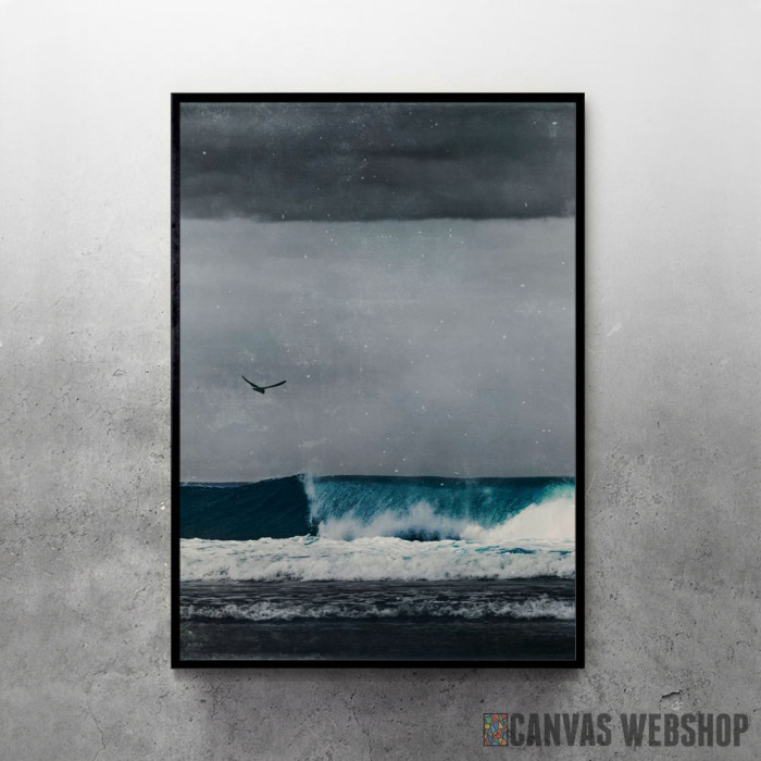 Wave - uramljen poster