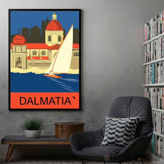 Dalmatia - uramljen poster