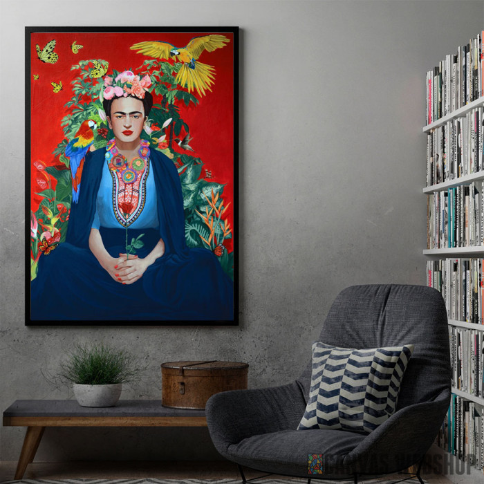 Frida Remain Strong - uramljen poster