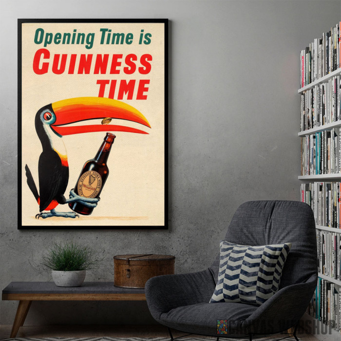 GUINNESS TIME - uramljen poster