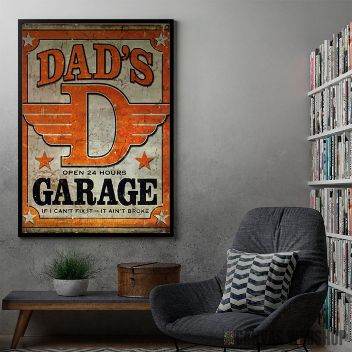 Garage - uramljen poster