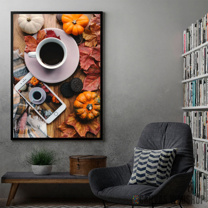 Jesenja Kafa - uramljen poster