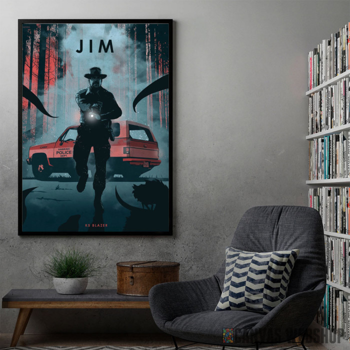 Jim - uramljen poster