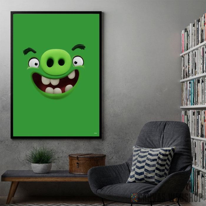 Leonard Pig - uramljen poster