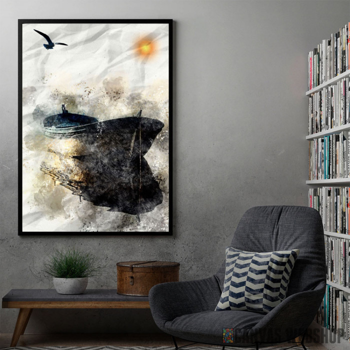 Lone Drifter - uramljen poster