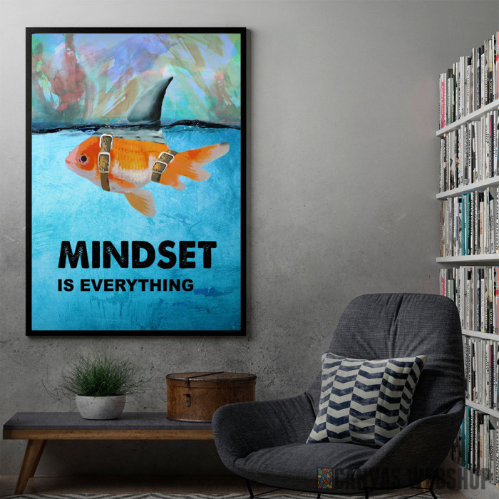 Mindset Is Everything 4 - uramljen poster
