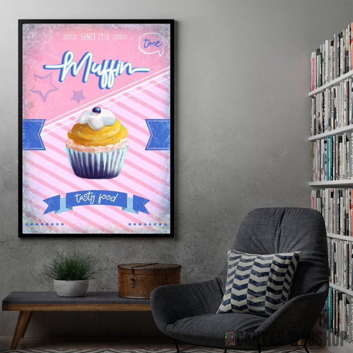 Muffin - uramljen poster