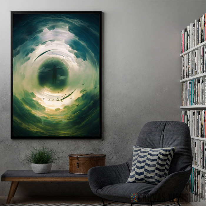 Passing Through - uramljen poster