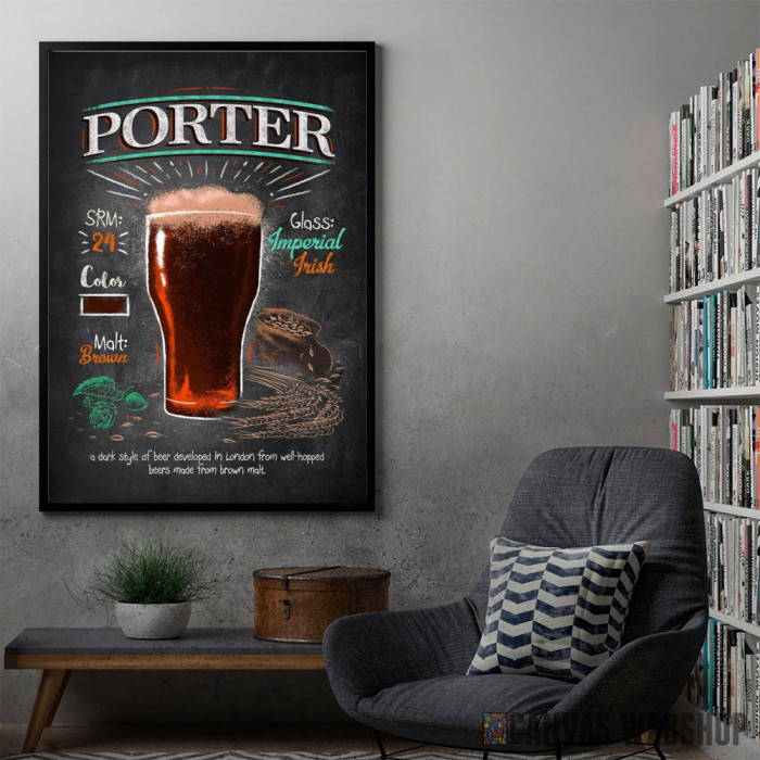 Porter - uramljen poster