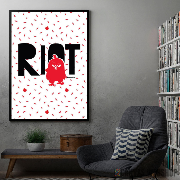 Riot - uramljen poster