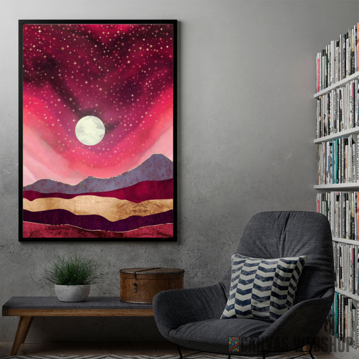Scarlet Night - uramljen poster