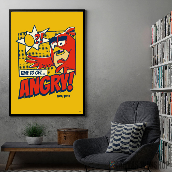 Time to get Angry - uramljen poster