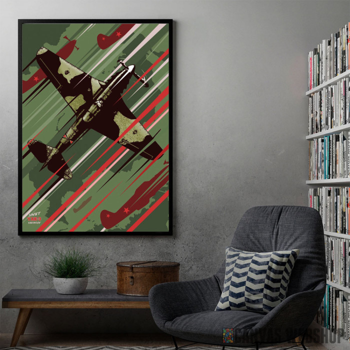 Yak-3 - uramljen poster
