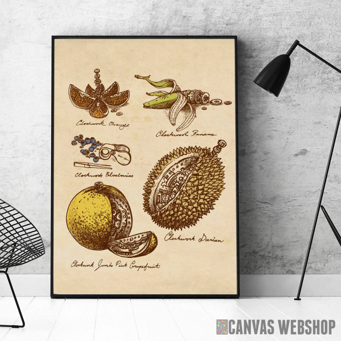 Clockwork Fruit - uramljen poster