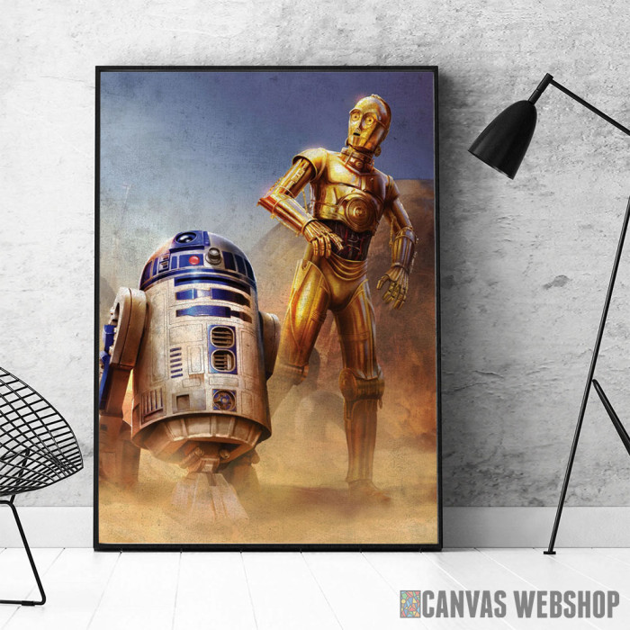 Droids - uramljen poster