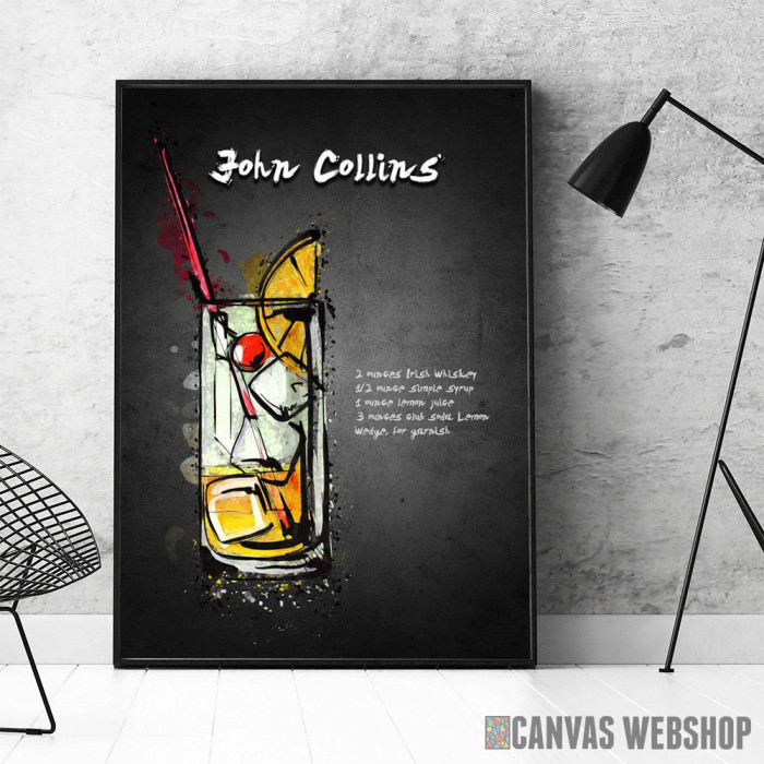 John Collins - uramljen poster