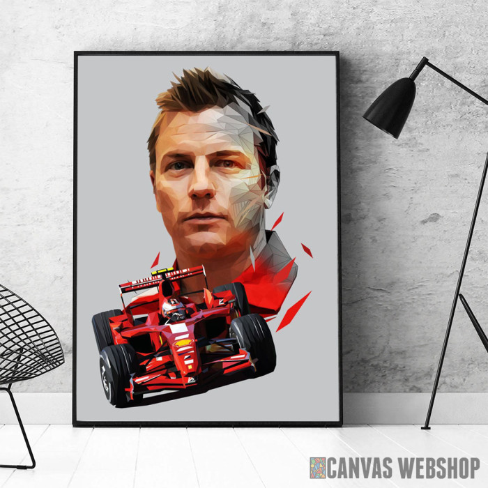 Kimi Raikkonen - uramljen poster