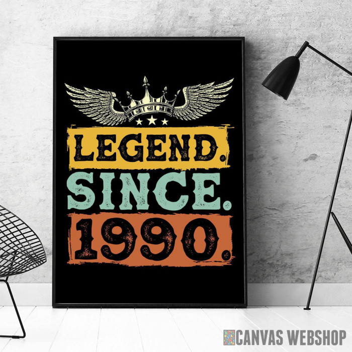 Legend Since 1990 - uramljen poster